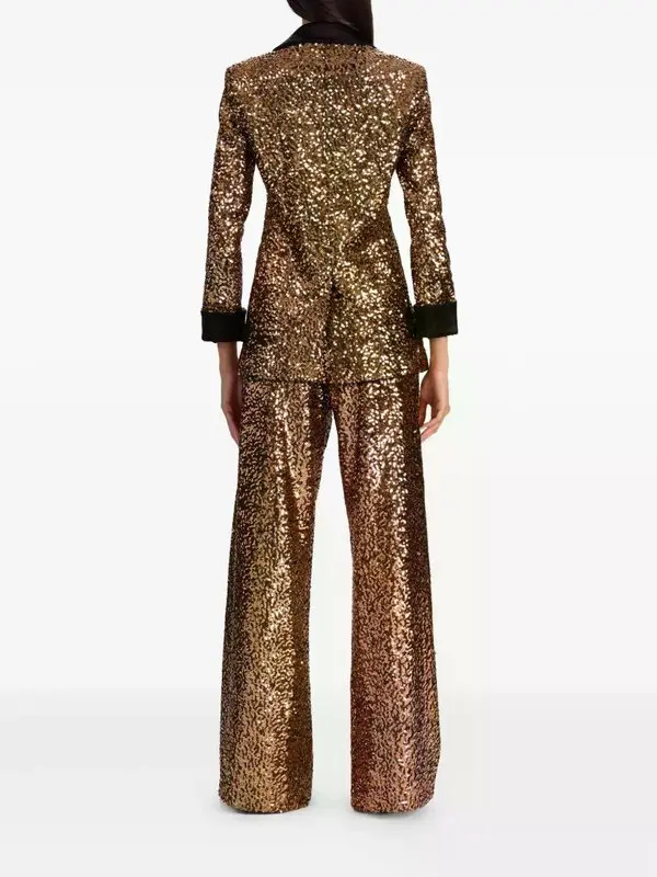 Alice + Olivia Sequin Embellished Blazer