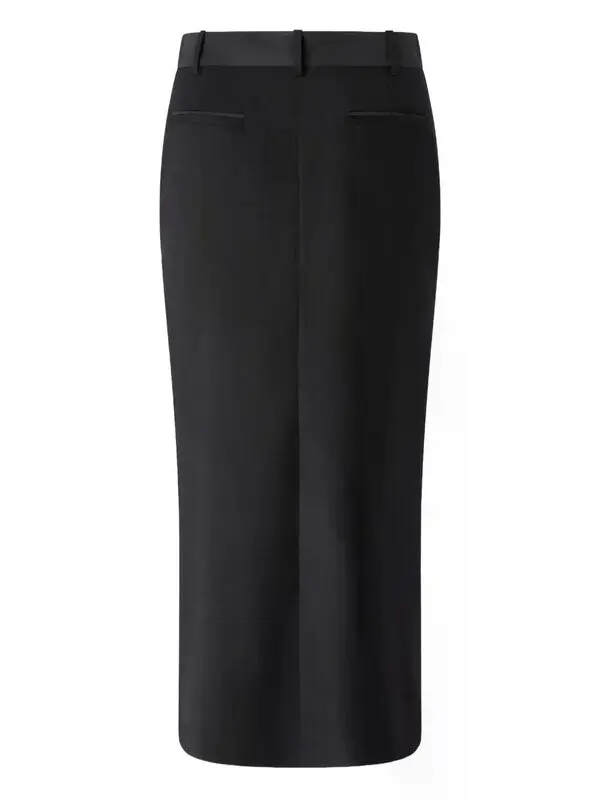 Pinko High-waisted Slit Midi Skirt