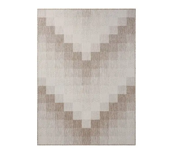 Nicole Miller Nmny Patio Country Ombre Chevron 4x5 Indoor/out Door Rug - One-color