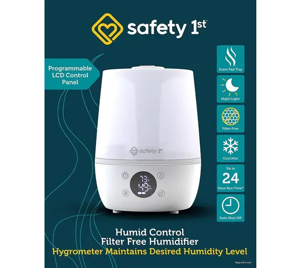 SAFETY 1ST Humid Control Humidifier White