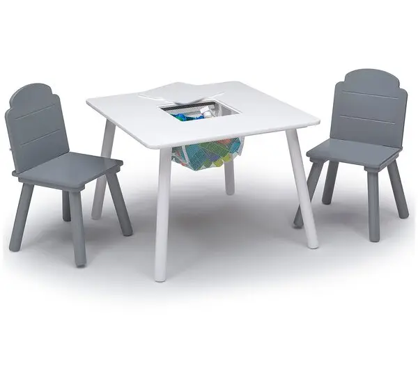 DELTA CHILDREN Finn Table And Chair Set With St Orage - One-color