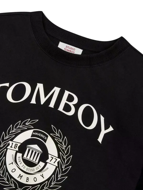 STUDIO TOMBOY Graphic Print Sweatshirt