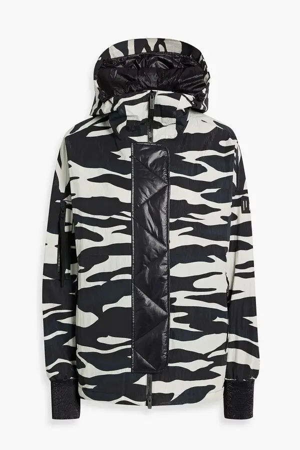 HOLDEN Zebra-print Ripstop Ski Jacket