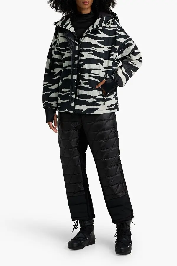 HOLDEN Zebra-print Ripstop Ski Jacket