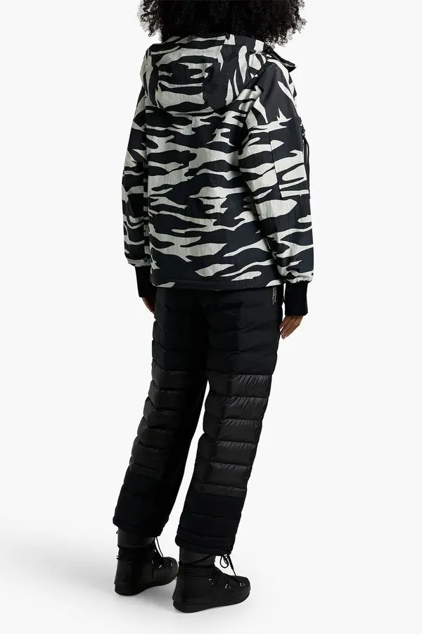 HOLDEN Zebra-print Ripstop Ski Jacket