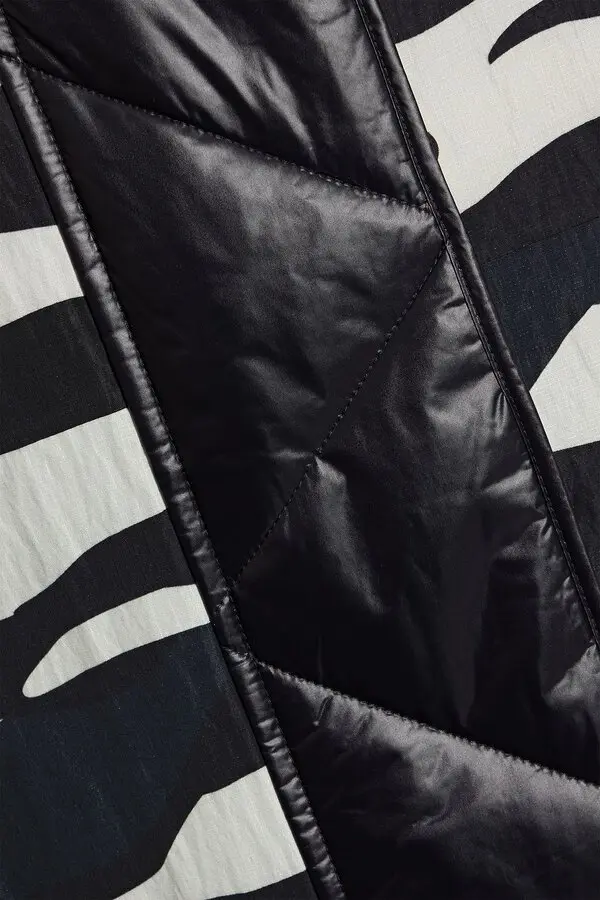 HOLDEN Zebra-print Ripstop Ski Jacket