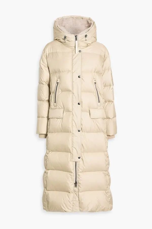 Bogner Jonna Quilted Ripstop Down Coat - Beige