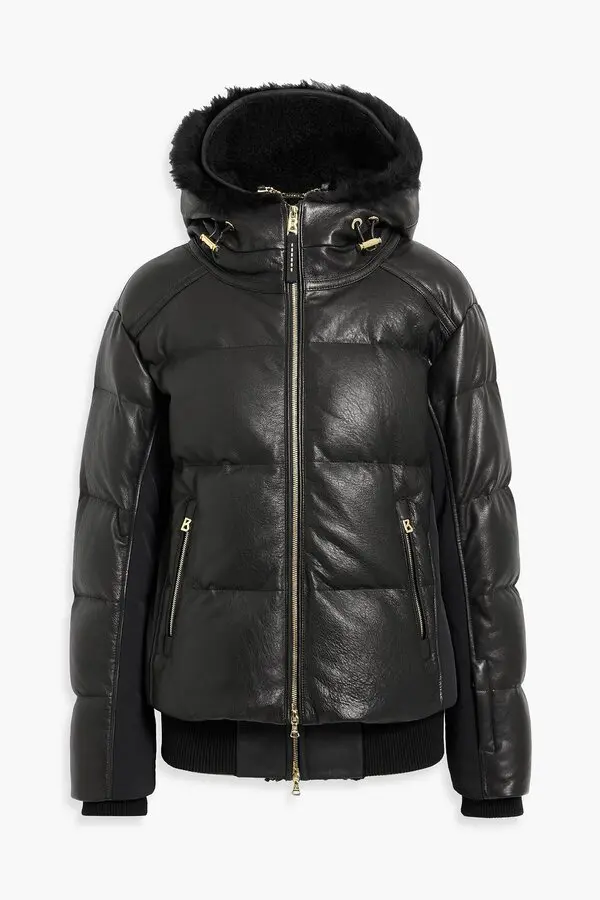 Bogner Melia Quilted Leather Ski Jacket