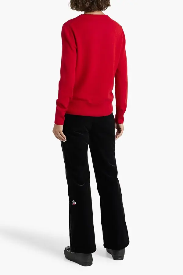 WE NORWEGIANS Blefjell Cashmere Sweater - Red