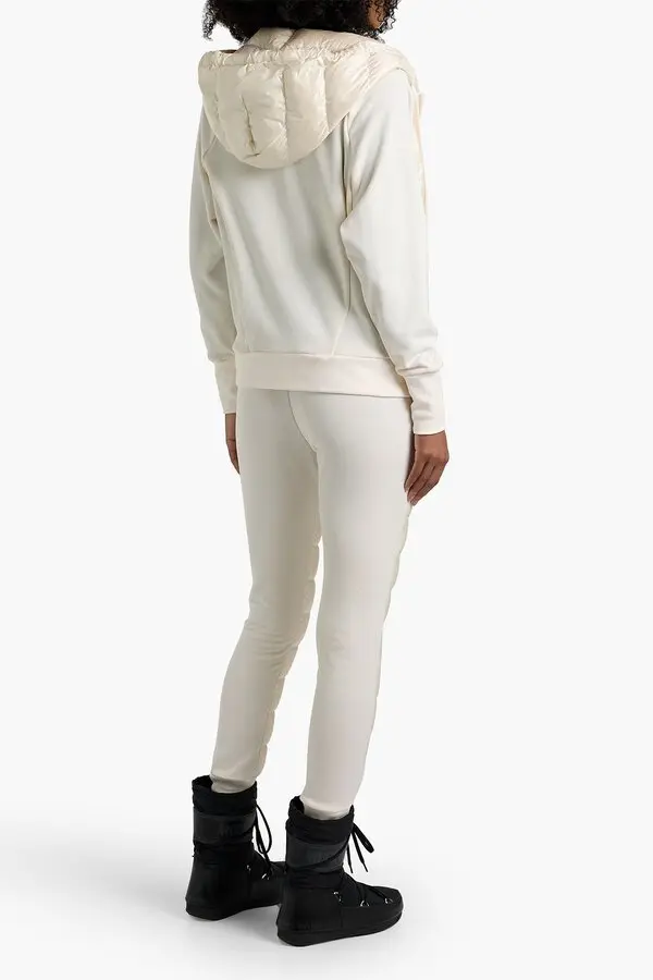 HOLDEN Fleece-paneled Quilted Shell Down Hoodie