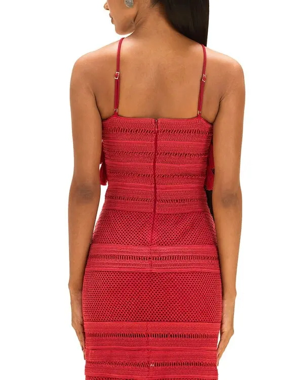 Buy PatBO Halter Neck Maxi Dress - Dark Red At 50% Off | Editorialist