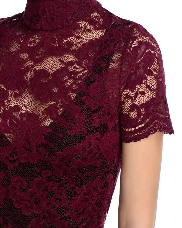 Generation Love Callen Lace Top - Cabernet