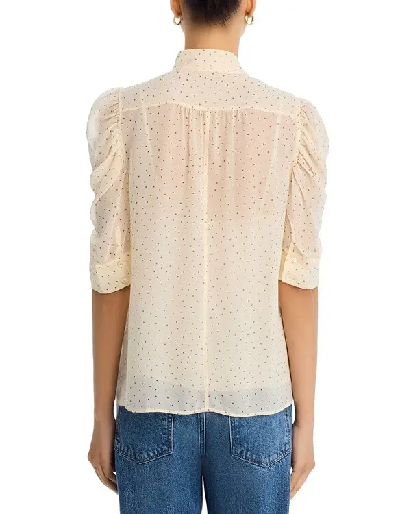 FRAME The Gillian Silk Blouse