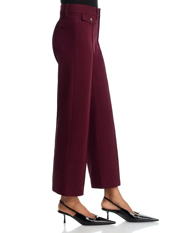 FRAME The Reboot Crop Pants - Cabernet