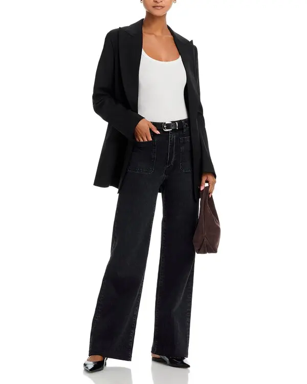 FRAME The Refined High Rise Palazzo Jeans - Vector