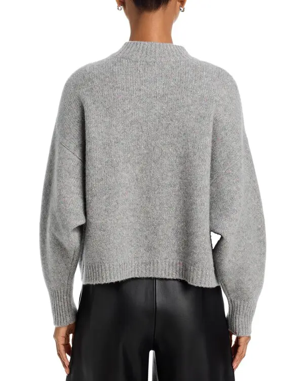 FRAME The Cashmere Fleck Cardigan - Silver