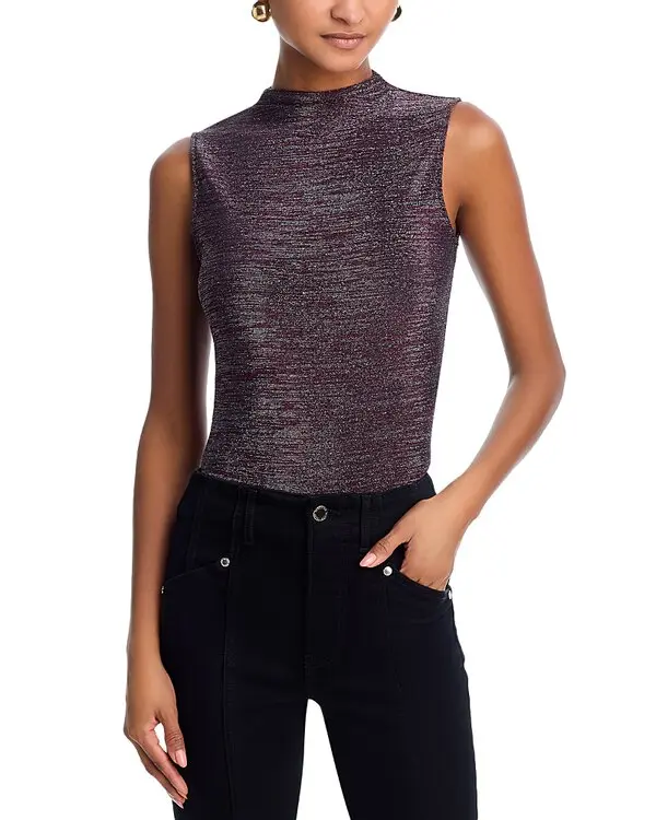 Veronica Beard Alora Mock Neck Top