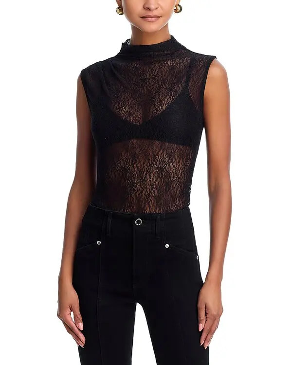 Veronica Beard Mylie Lace Sleeveless Top