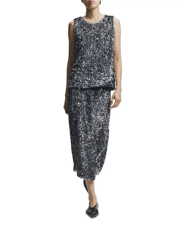 SAINT ART Nylah Sequined Maxi Skirt