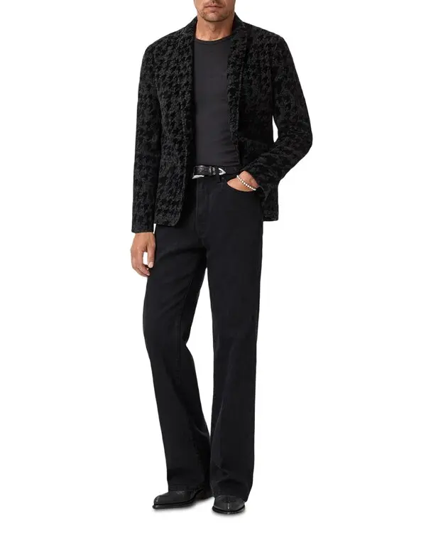 John Varvatos Kal Houndstooth Knit Blazer