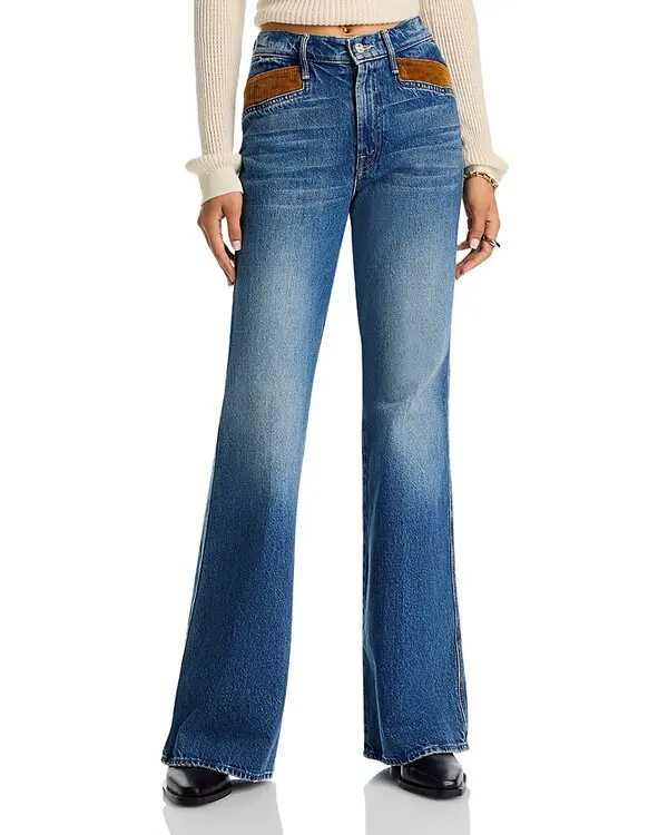 MOTHER The Pointy Pocket Doozy Heel Jeans