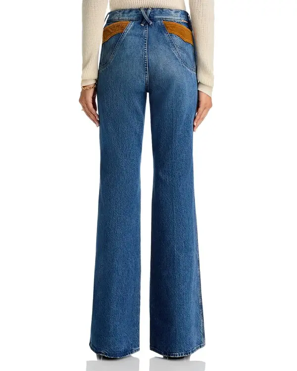 MOTHER The Pointy Pocket Doozy Heel Jeans