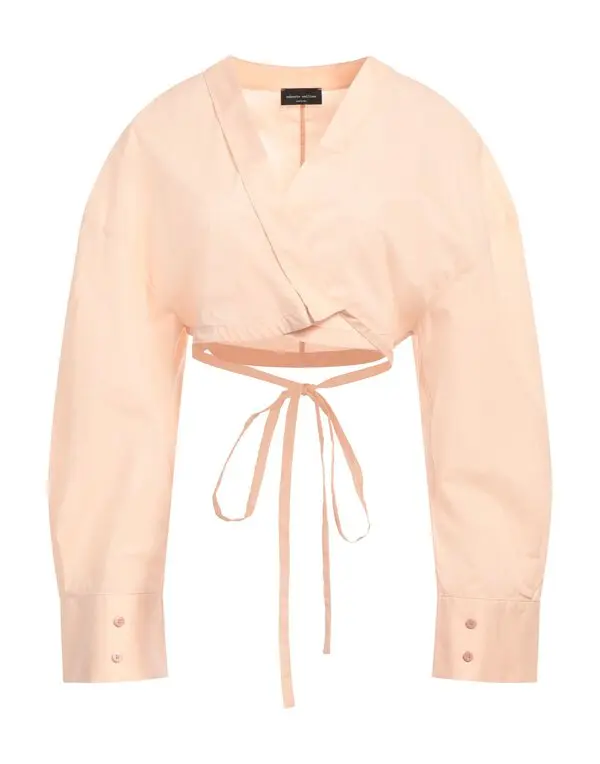 ROBERTO COLLINA Woven Wrap Top