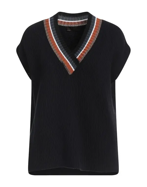 MOORER V-neck Short Sleeve Sweater