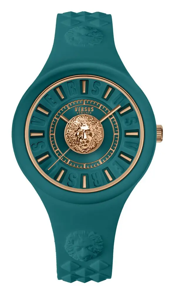 Versace Fire Island Lion Strap Watch - Stainless Steel