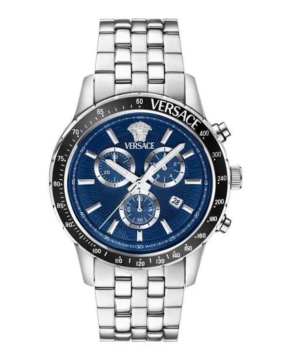 Versace Sport Chrono Bracelet - Stainless Steel