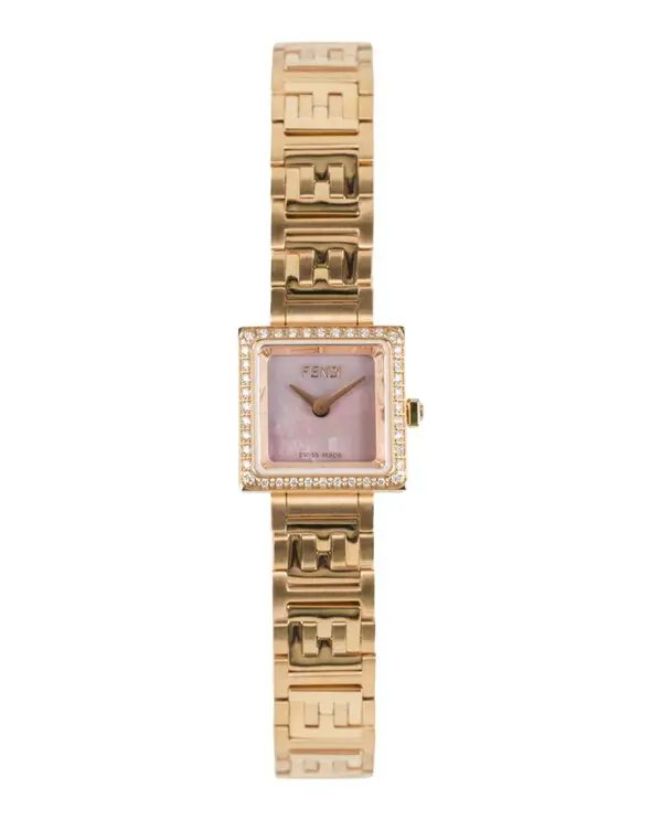 Fendi Forever Square Diamond Watch - Stainless Steel