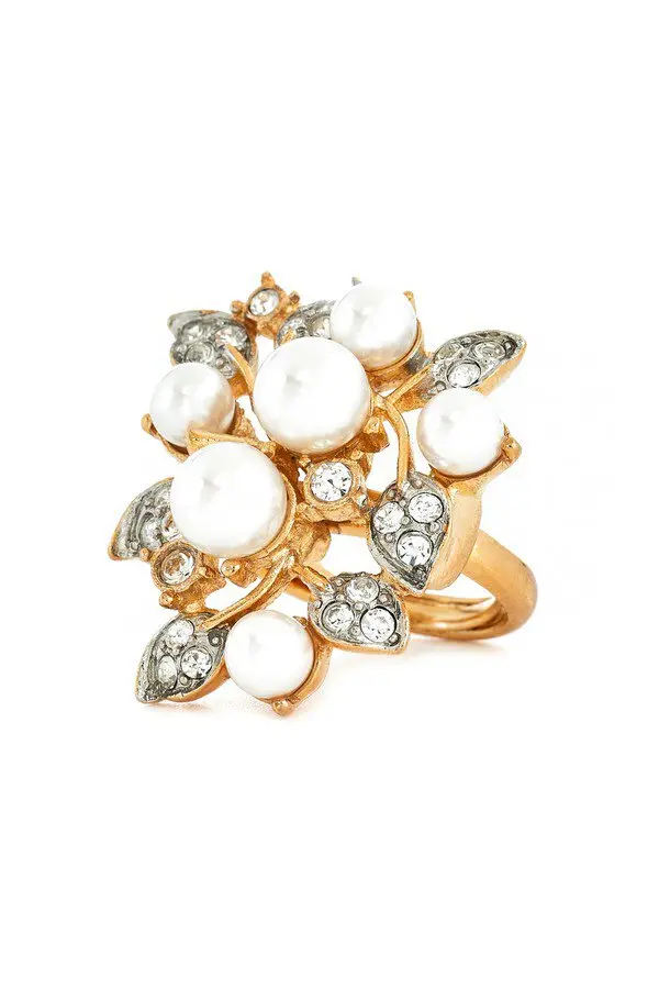 KENNETH JAY LANE Vine Adjustable Ring - Gold