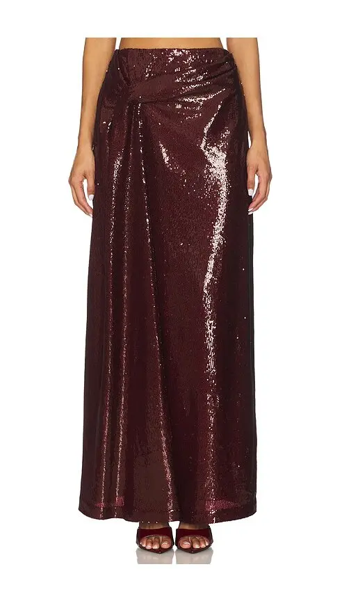 KATE BARTON Sequin Maxi Skirt