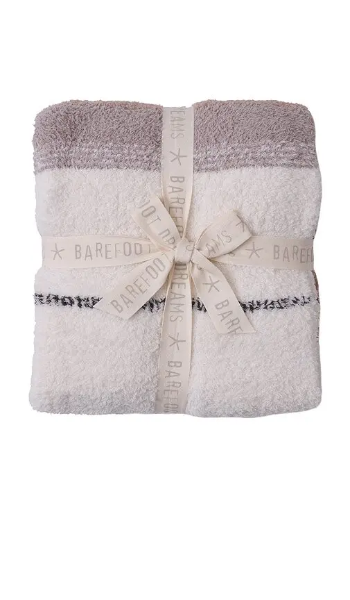 Barefoot Dreams Cozychic Ombre Sarape Throw In Brown
