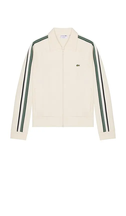 Lacoste Double Face Long Sleeve Zip Up Jacket