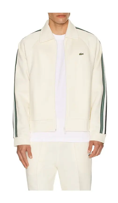 Lacoste Double Face Long Sleeve Zip Up Jacket