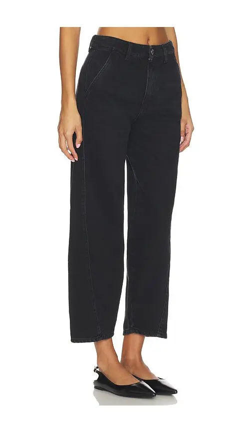 ICON DENIM LOS ANGELES Juno Wide Leg Jeans - Graphite Black