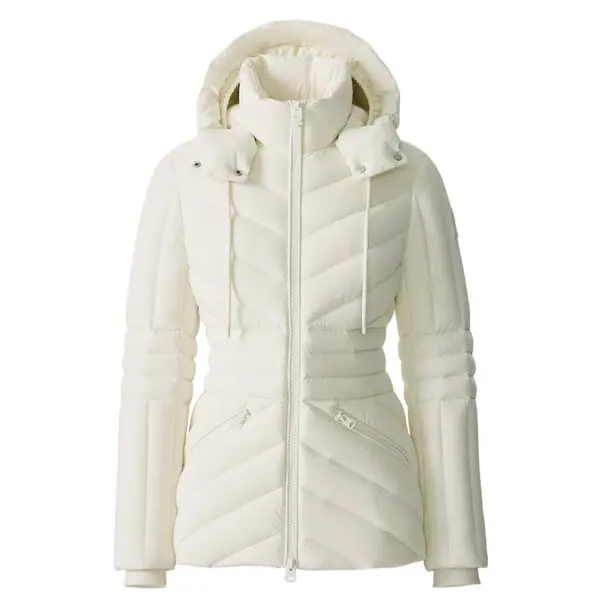 Mackage Nadia-nfz Fitted Down Jacket - Cream