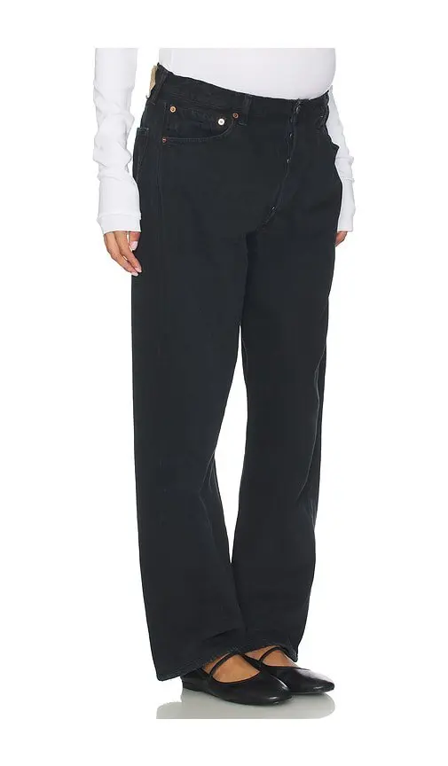 ALIGRACE Vintage Maternity Baggy Jeans