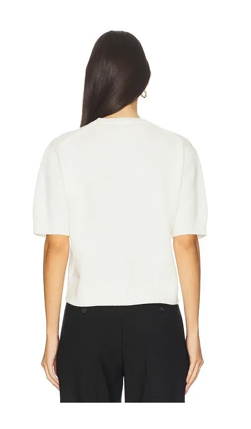 Theory Crop Tee - Ivory