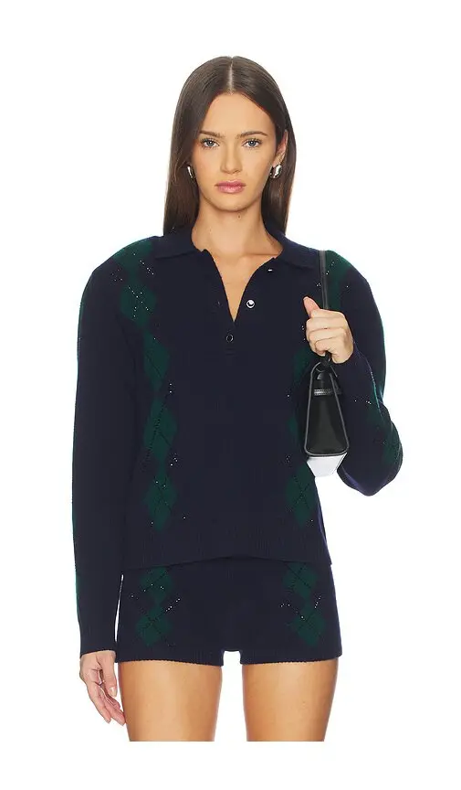 Retrofete Nicolina Embellished Polo