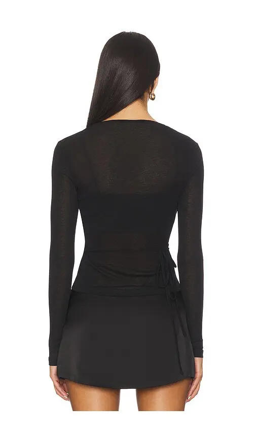 MORE TO COME Cora Wrap Top