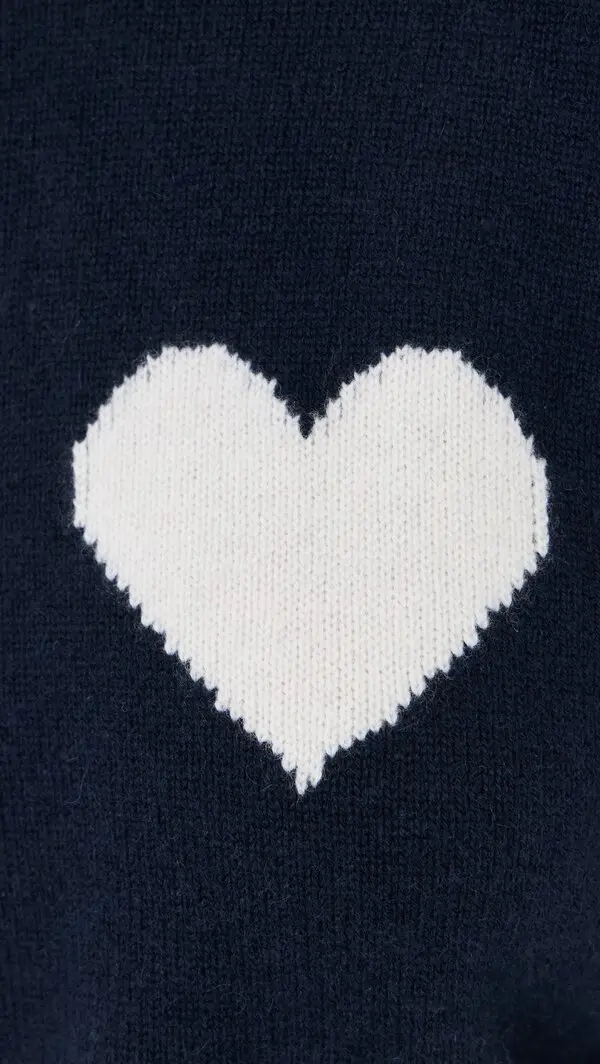 Sprwmn Cashmere Heart Logo Sweater