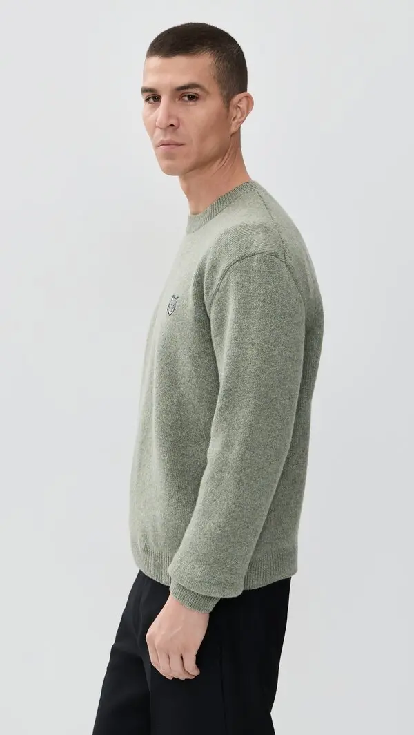 Maison Kitsuné Fox Head Milano Lambswool Sweater