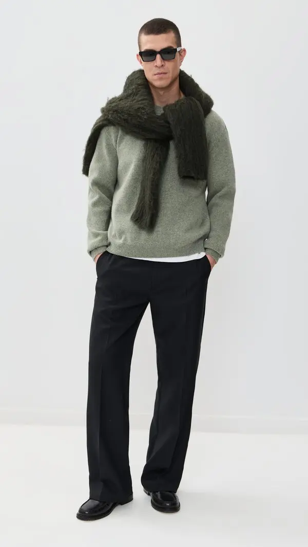 Maison Kitsuné Fox Head Milano Lambswool Sweater