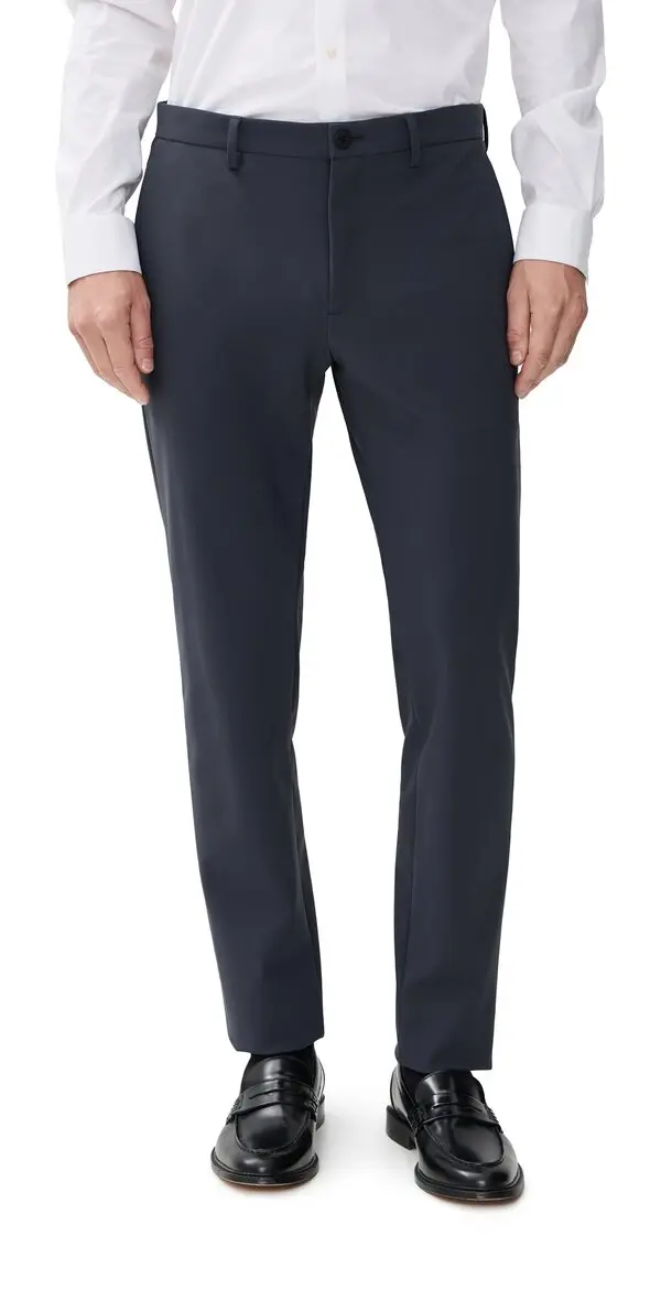 Theory Zaine Precision Ponte Trousers - Basalt