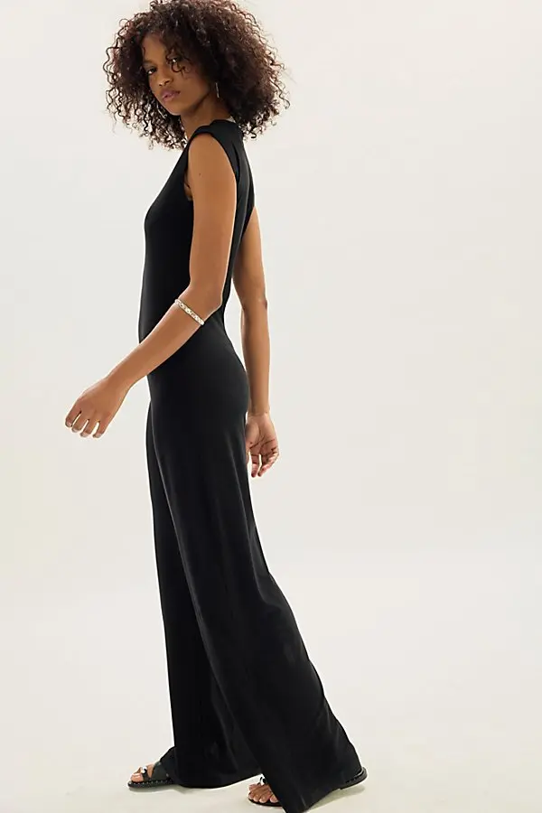 Norma Kamali Sleeveless Jumpsuit - Black