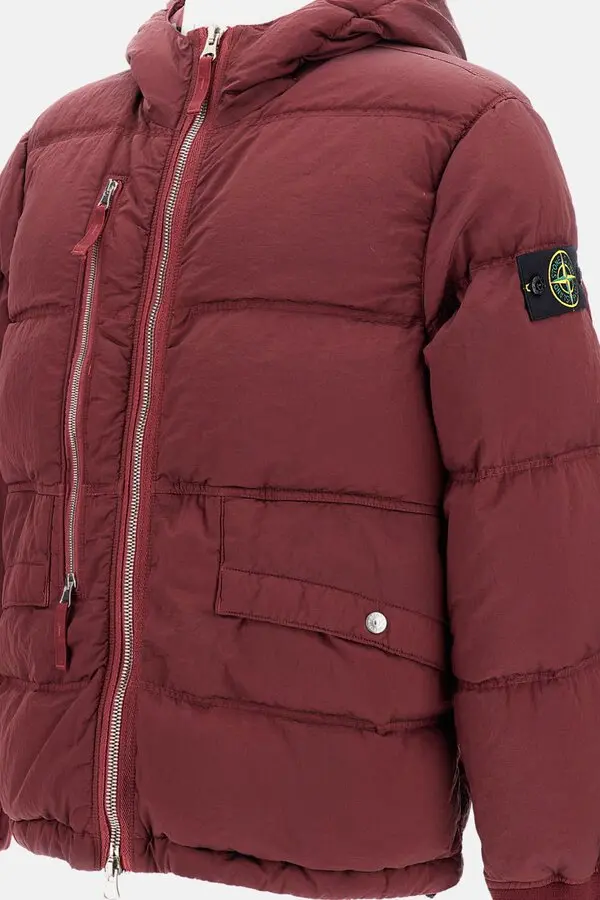 Stone Island Thermal Padded Windproof Puffer Jacket - Red