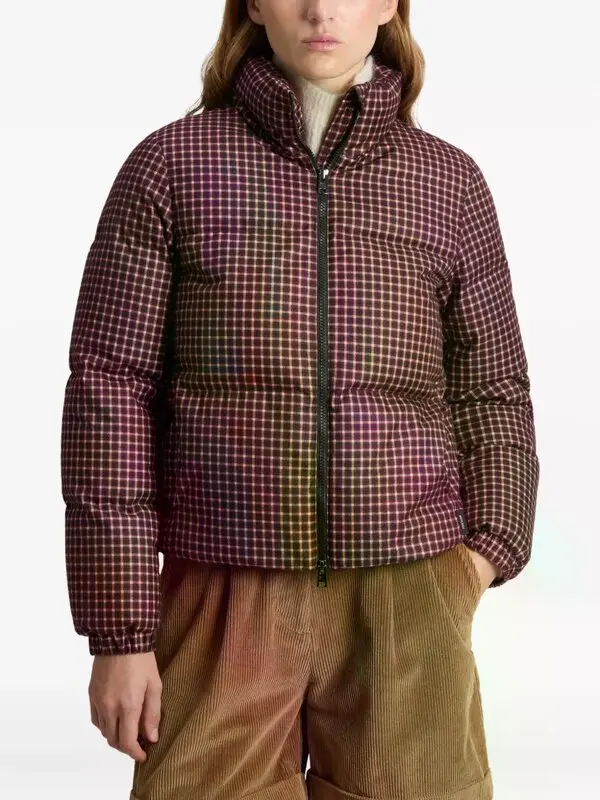 Woolrich Checked Zip Jacket - Red