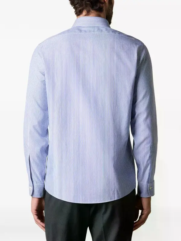 Brooks Brothers Striped Button-fastening Shirt - Blue